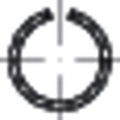 NOBRAND - Runddraht-Sprengringe, DIN 7993 Federstahl blank Form A 55mm ...