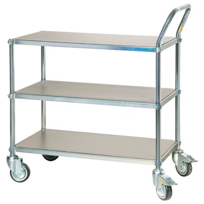 Warmbier® - Transportwagen, mit zwei Ablagen, ESD | Toolineo