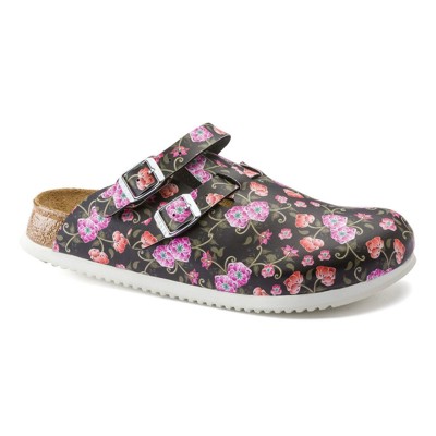BIRKENSTOCK® - Clog Kay Superlauf, Birko-Flor, Blooming Roses Black ...