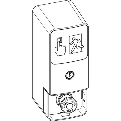 GEZE - Türzentrale TZ 320 BS, AP, EN 13637, Kunststoff, grün | Toolineo