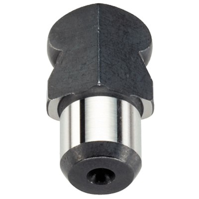 HALDER - Aufnahmebolzen, mit Kugelansatz/Kugelansatz abgeflacht | d1=10 ...