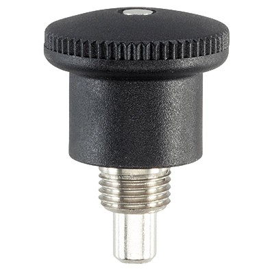 HALDER - Rastbolzen Miniraster/mit Arretierung | d1=6 mm / Rostfreier ...