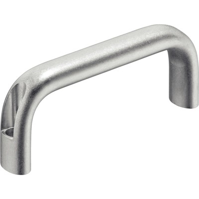 HALDER - Bügelgriffe, Frontmontage/Aluminium, blank | b=20 mm / l1=112 mm | 24300.0111 | Toolineo