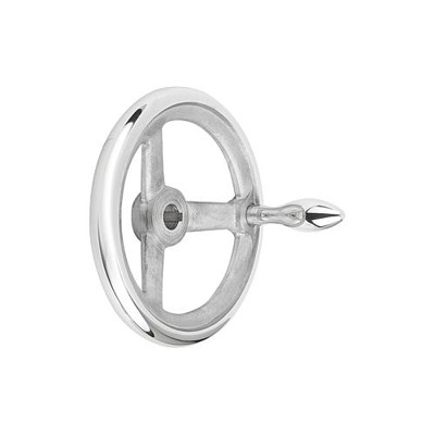 KIPP - HANDRAD DIN950, D1=100 PASSBOHRUNG MIT NUT D2=12H7, B3=4, T=13,8 ...