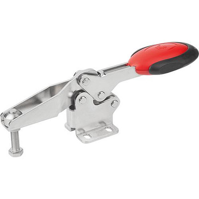 KIPP - SCHNELLSPANNER HORIZONTAL MIT SICHERHEITSVERRIEG., FUß WAAGRECHT ...