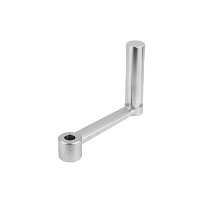 KIPP - HANDKURBEL ÄHNLICH DIN469 PASSBOHRUNG D2=12, A=100, H=98, FORM:D MIT DREHBAREM GRIFF ...