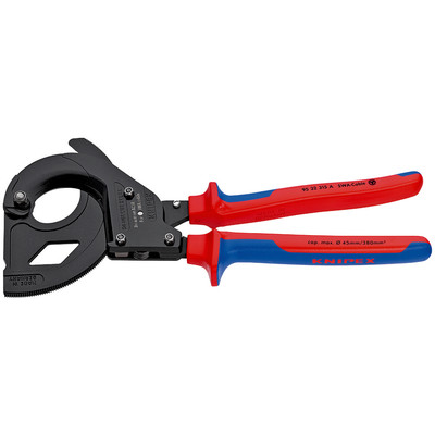 KNIPEX® - Kabelschere 95 32 315 A Ratschenfunktion schw.lack. MK ø45mm ...