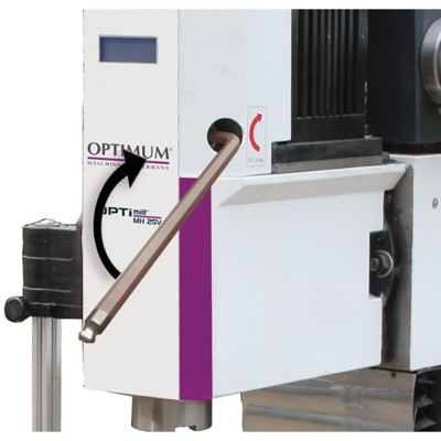 OPTIMUM® - OPTImill MH25SV / 230V/1Ph/50Hz Bohr-Fräsmaschine | Toolineo